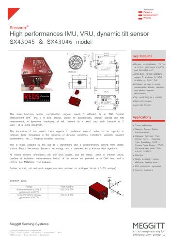 Lvdt Conditioner Sx3120 Sensorex Meggitt Pdf Catalogs Technical Documentation Brochure