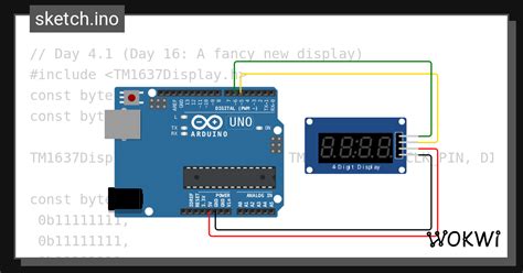 Day 41 Day 16 A Fancy New Display Wokwi Esp32 Stm32 Arduino