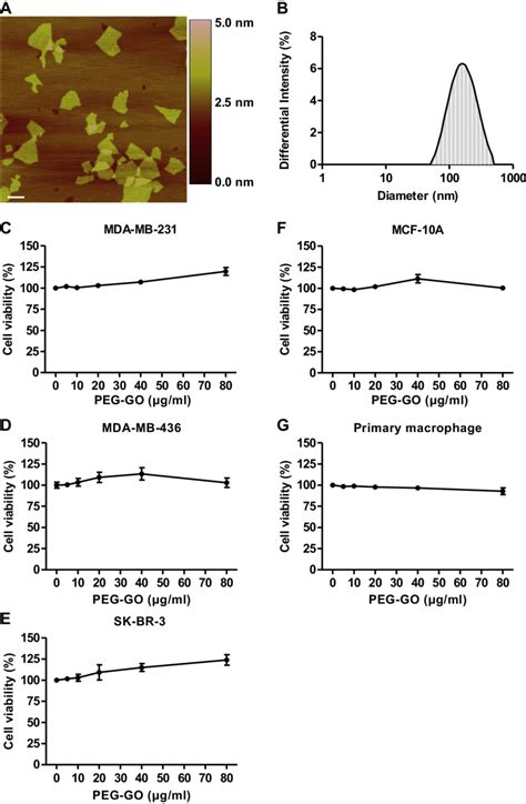 Characterization And Cytotoxicity Of Peg Go Nanosheets A The Download Scientific Diagram