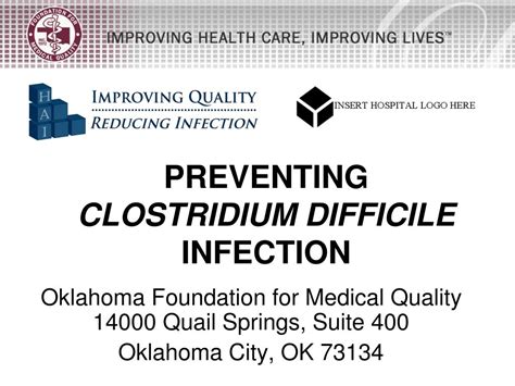 Ppt Preventing Clostridium Difficile Infection Powerpoint