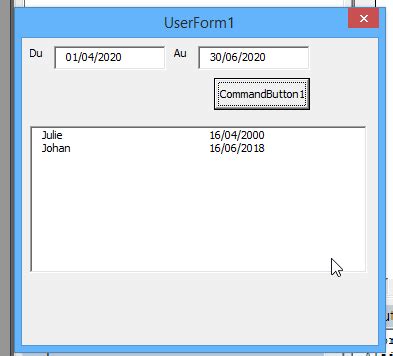 XL Blocage Sur Tri De Listbox Macros Et VBA Excel