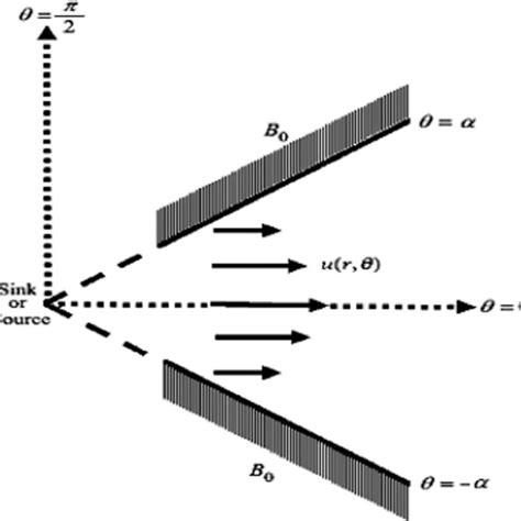 Schematic Of The Magnetohydrodynamics Mhd Nanofluid Flow For