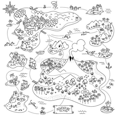 Island Map Stock Illustrations 162371 Island Map Stock Illustrations