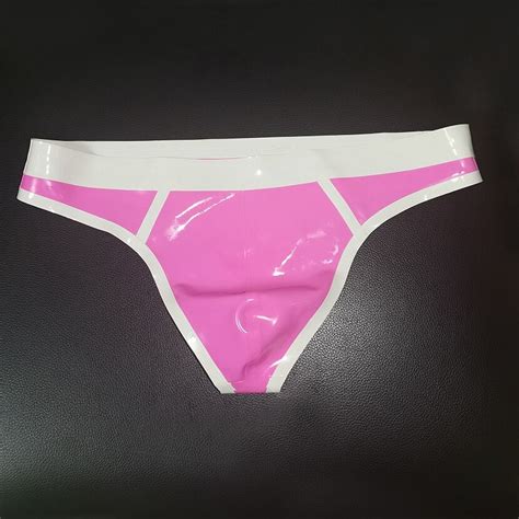 Sissy Pink Latex Thong Sissy Lux