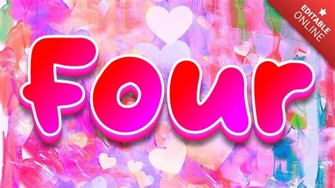 Four | Text Effect Generator