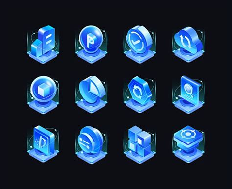 3d科技类图标 花瓣网