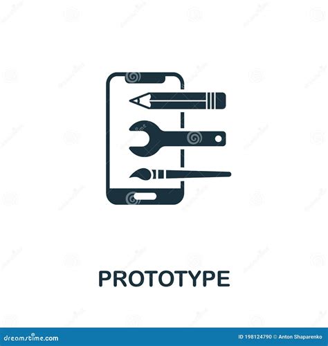 Prototype Icon Simple Element From App Development Collection Filled
