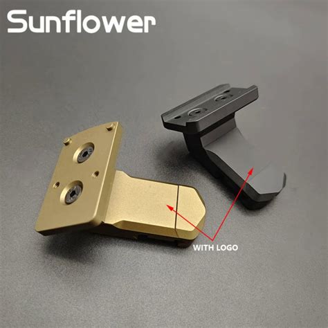 Tactical 45 Degree Offset Optic Mount Scout Weapon Metal Accessories Rmr Red Dot Sight Mount For