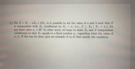 Solved 3 Multivariate Gaussian Assume We Have The
