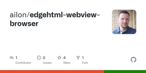 Github Ailonedgehtml Webview Browser