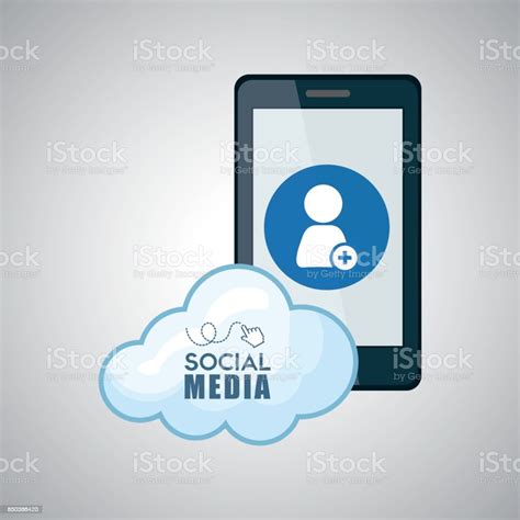 소셜 미디어 디자인입니다 스마트폰 아이콘입니다 네트워킹 개념 0명에 대한 스톡 벡터 아트 및 기타 이미지 0명 가상현실 개념 Istock