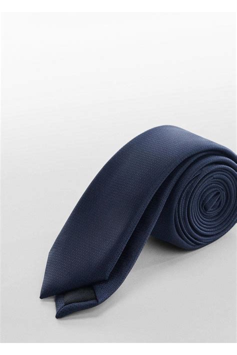 Mango Man Stropdas Donkerblauw Wehkamp