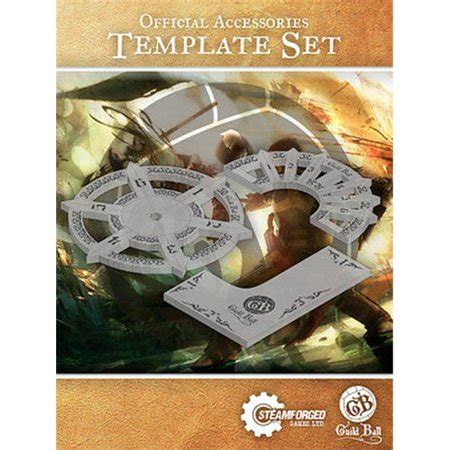 Steamforged Games Stegbacc01 002 Guild Ball Template Set Walmart Canada
