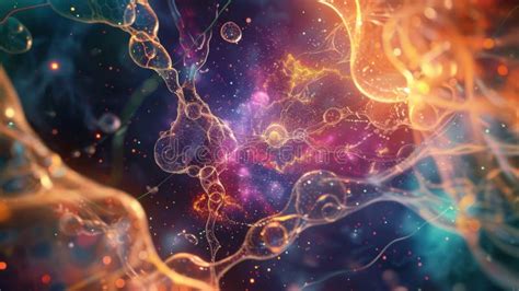 Cosmic Voyage Through The Neural Universe Stock Illustration Illustration Of Artistic