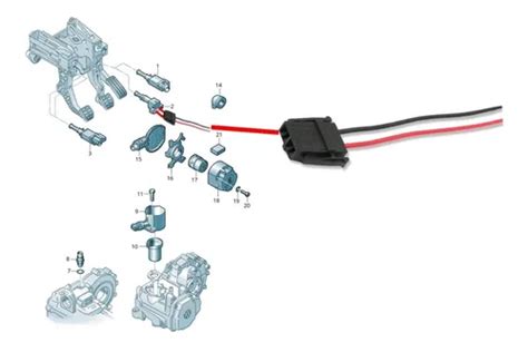 Arnes Conector Bulbo Sensor Stop Vw Golf Jetta A2 A3 Pointer En Venta