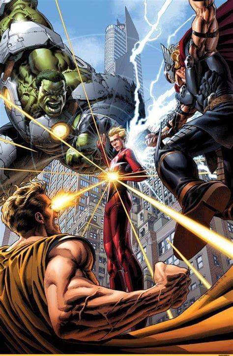 King Hyperion Vs World Breaker Hulk Vs Thor Marvel Comics Art Marvel