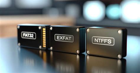Fat32 Vs Exfat Vs Ntfs Choosing The Best Format