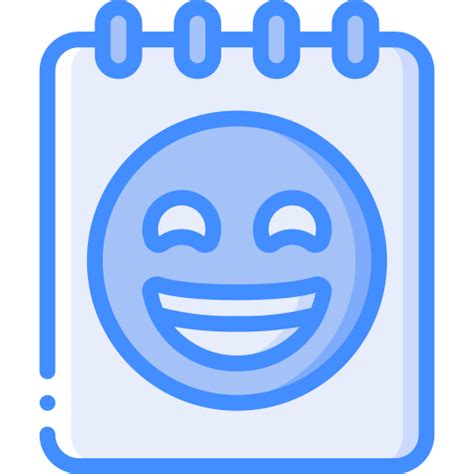 Notepad Basic Miscellany Blue Icon