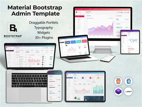 Material Bootstrap Admin Template Bootstrap Admin Template
