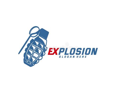Explosive Weapon Logo Design Vector Explosive Vector Design