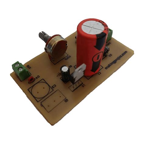 پروژه منبع تغذیه قابل تنظیم 0 تا 30 ولت با Lm317 — ساخت پروژه