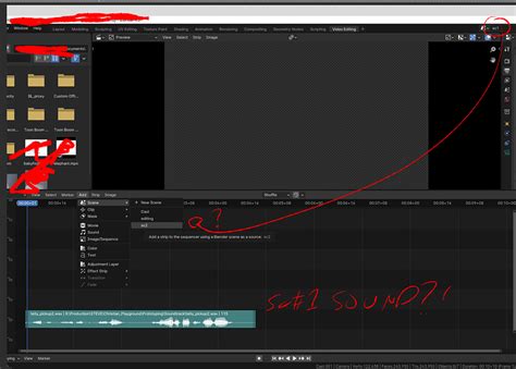 adding audio in video sequencer from a scene basics and interface