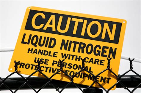 Liquid Nitrogen Dangers Safety And Handling