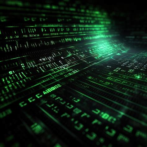 Premium Ai Image Digital Binary Code Background
