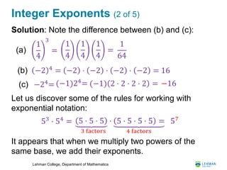 Lesson Rational Exponents PPTX