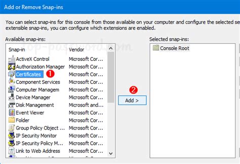 how to view installed certificates in windows 10 8 7 password