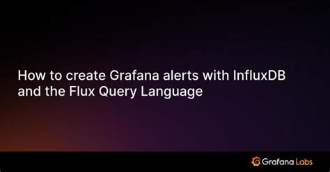 influxdata บน linkedin how to create grafana alerts with influxdb and