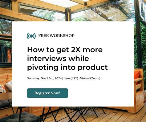 are you trying to pivot into product management and you re struggling to get interviews join my