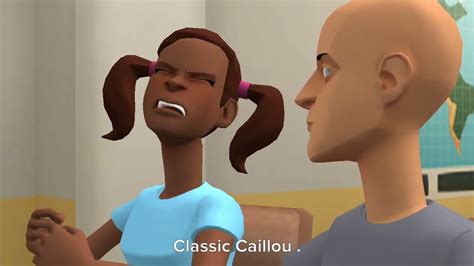 Classic Caillou Misbehaves At School And Gets Grounded Youtube