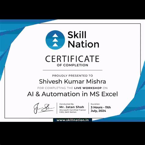 Shivesh Kumar Mishra On Linkedin Im Happy To Share New Certification