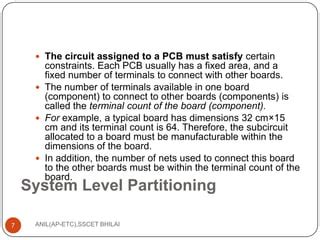 Partition Problem IN VLSI Algorithem Automation PPTX