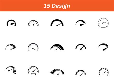 Speedometer Svg Speedometer Silhouette Speedometer Svg Bundle