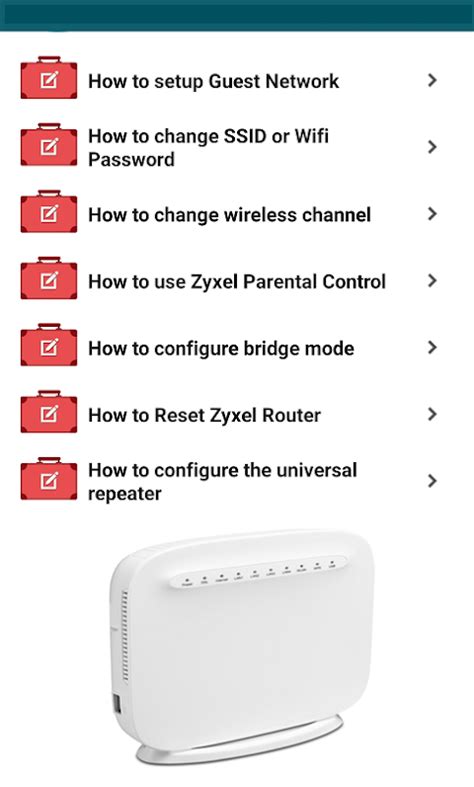 Zyxel Modem Setup