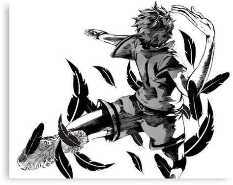 Haikyuu Hinata Spike Canvas Print By Tran Dynasty Redbubble
