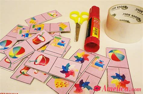 игры детям распечатать, детское домино картинки | Dominoes for kids ...