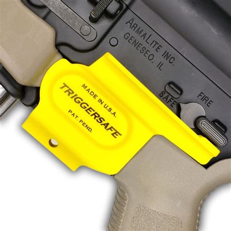 Ergo Trigger Safe Ar 15 Safety Yellow Ar15 Triggersafe Part No 5012 Firing Solutions