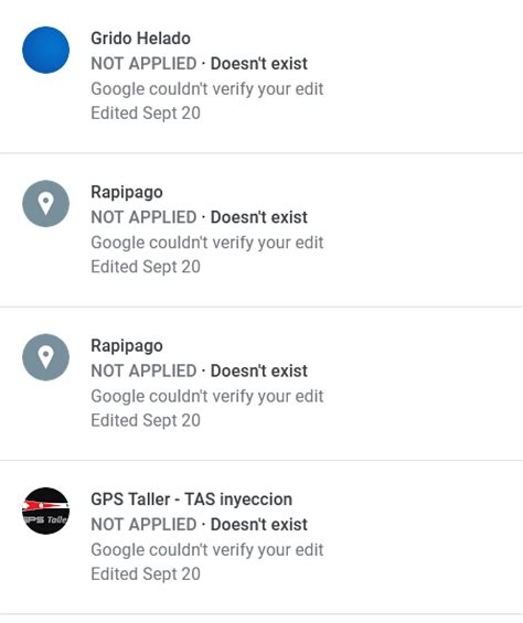 my mostly futile attempt to remove non existent businesses context in