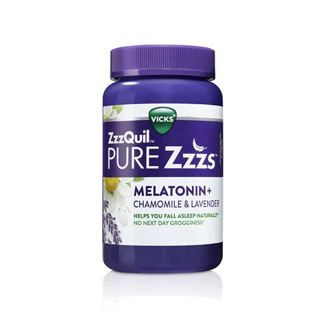 Zzzquil Pure Zzzs Muscle Relaxation Melatonin Sleep Aid Gummies Zzzquil