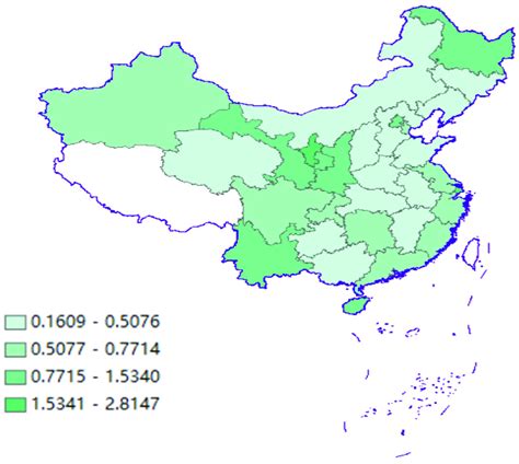 Regional Gtfp Growth Rate Distribution 2005 2018 Download