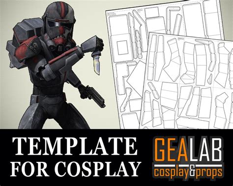 Hunter Armor Pieces Pepakura Pdf And Pdo Templates For Foam Cosplay