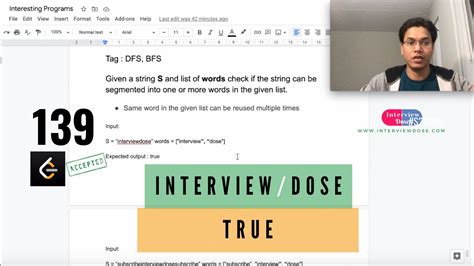 Word Break Solved Using Dfs Memoization And Dp Ep 2 Youtube