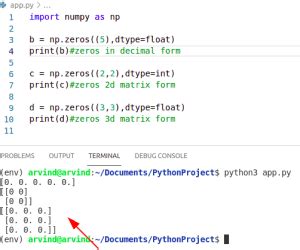 Python NumPy Zeros Examples Python Guides