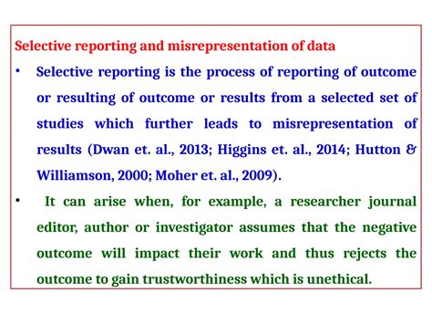 Chapter 8 Selective Reporting Pptx