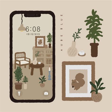 Twitter For Me 귀여운 패턴 벽지 미적 아이폰 벽지 카와이 벽지