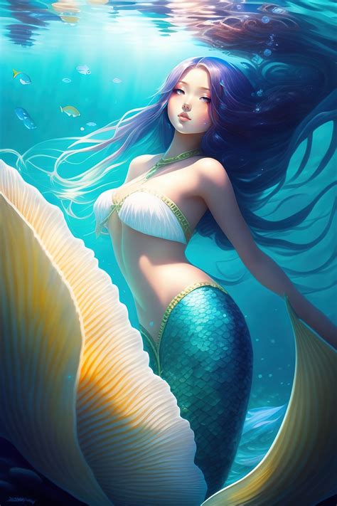 Download Ai Generated Mermaid Underwater Royalty Free Stock Illustration Image Pixabay