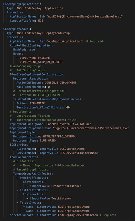 Codedeploydeploymentgroup Error The List Of Target Group Pairs Must Have Exactly One Pair